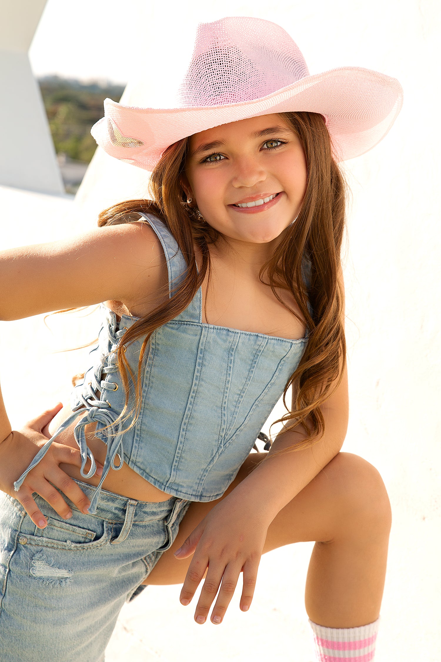 The Alex - Denim Corset – Me & Kay