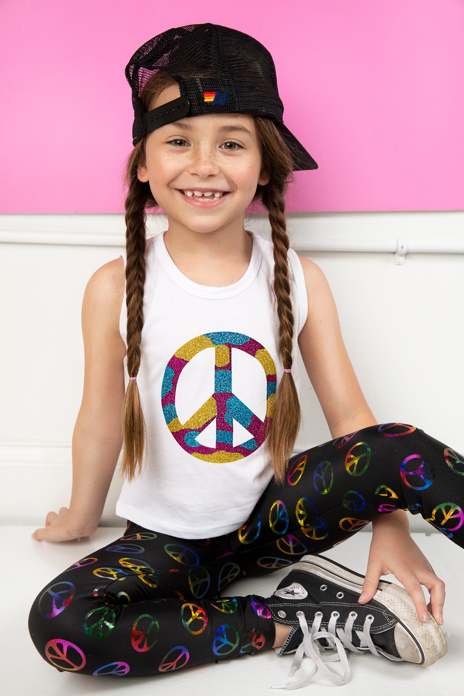 Sparkle Peace Tank Top – Me & Kay