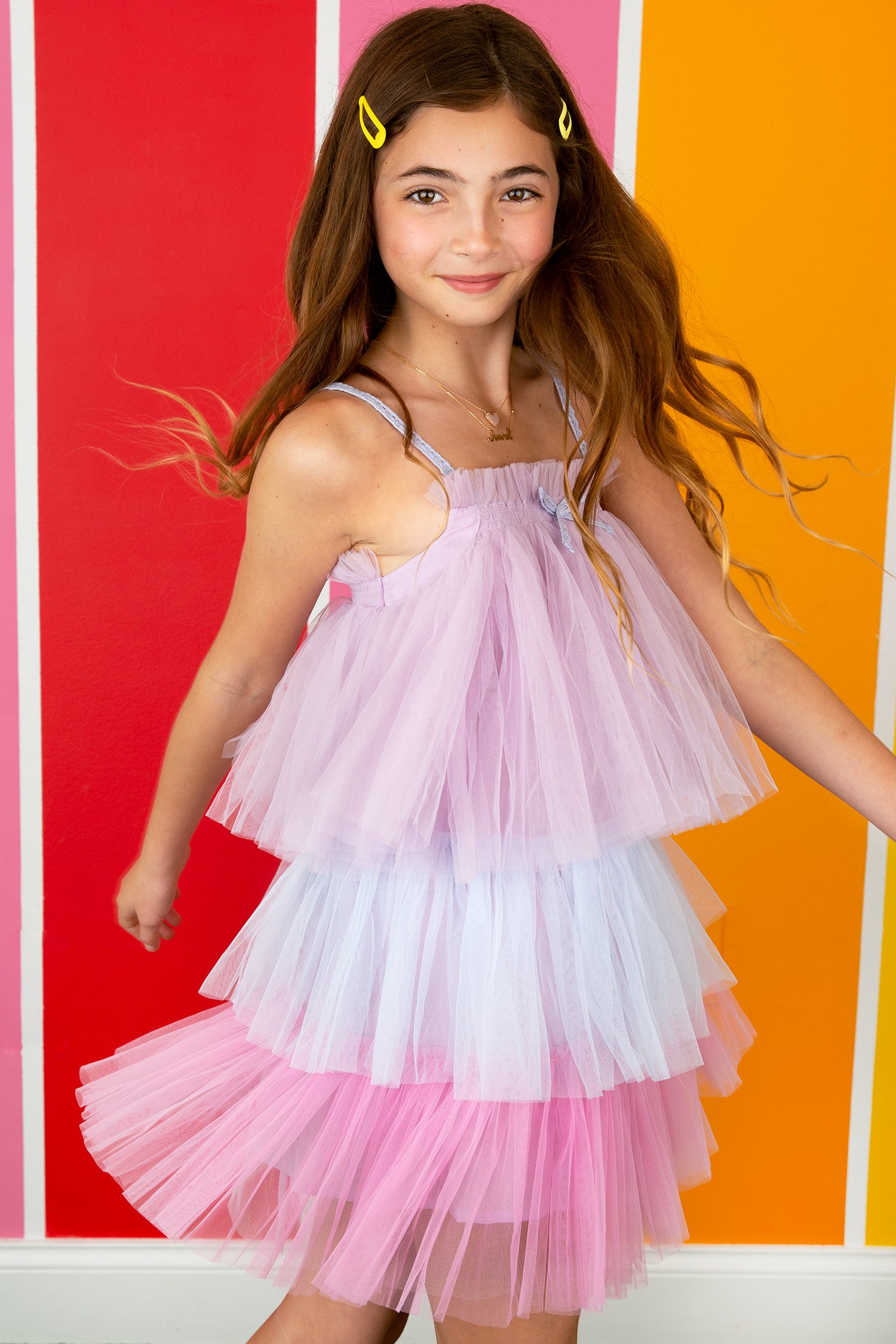 Penelope Layered Sky Dress – Me & Kay